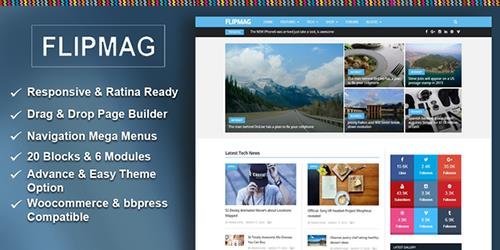 Tema FlipMag v1.1.0 - Temas Wordpress BR