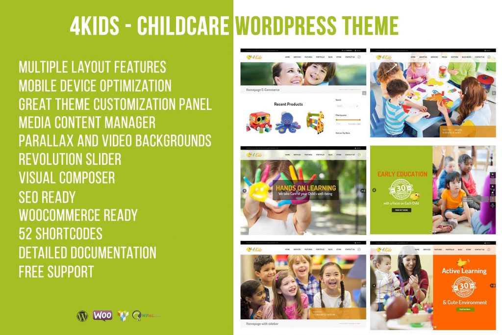 Tema 4Kids - Template WordPress - temaswordpressbr.com