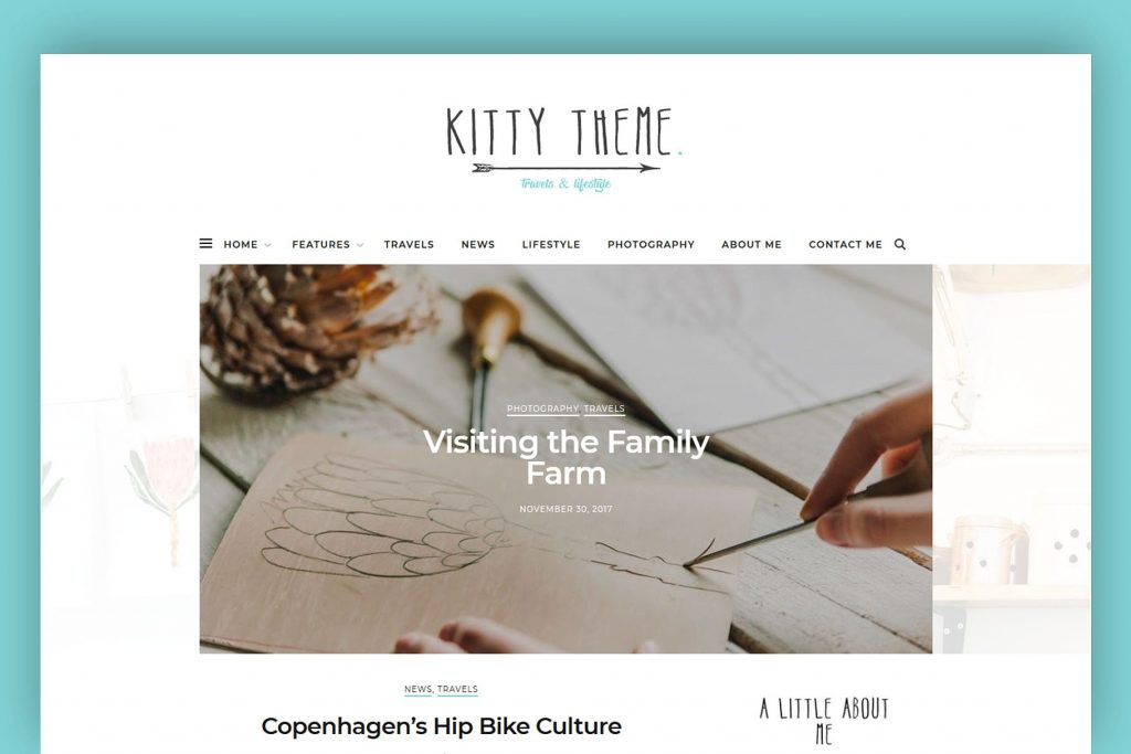 Tema Kitty - Template WordPress - temaswordpressbr.com