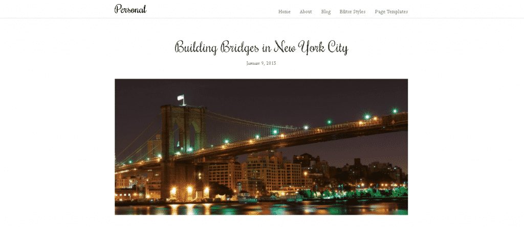 Tema Personal - Template WordPress - temaswordpressbr.com